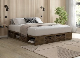 Woodstock Wooden Low Rise Bed Frame | The Dreams Workshop | BedBoy