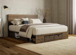 Woodstock Wooden Low Rise Bed Frame | The Dreams Workshop | BedBoy