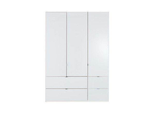 Memphis 3-Door Combi Wardrobe - White | WIEMANN | BedBoy