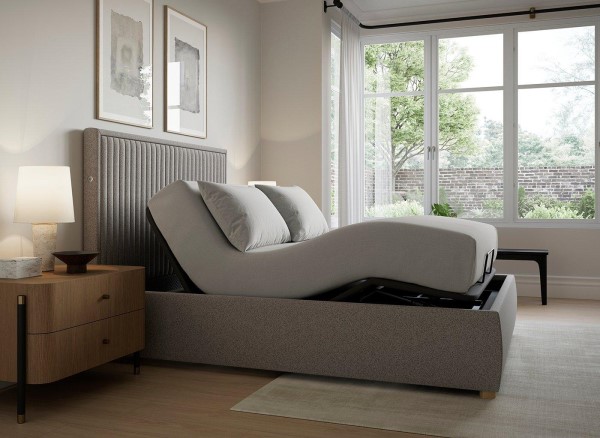 TEMPUR® Duxford Ergomotion Adjustable Upholstered Bed Frame | TEMPUR ...